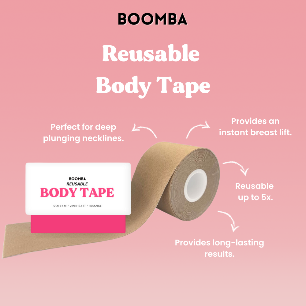 BOOMBA - Reusable Body Tape: Mega / Caramel / One Roll – Necessary Secret